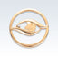 Gold Optometrists Eye Anatomy Lapel Pin | ClinicalPosters