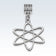 Atom Geometric Charm Pendant | ClinicalPosters