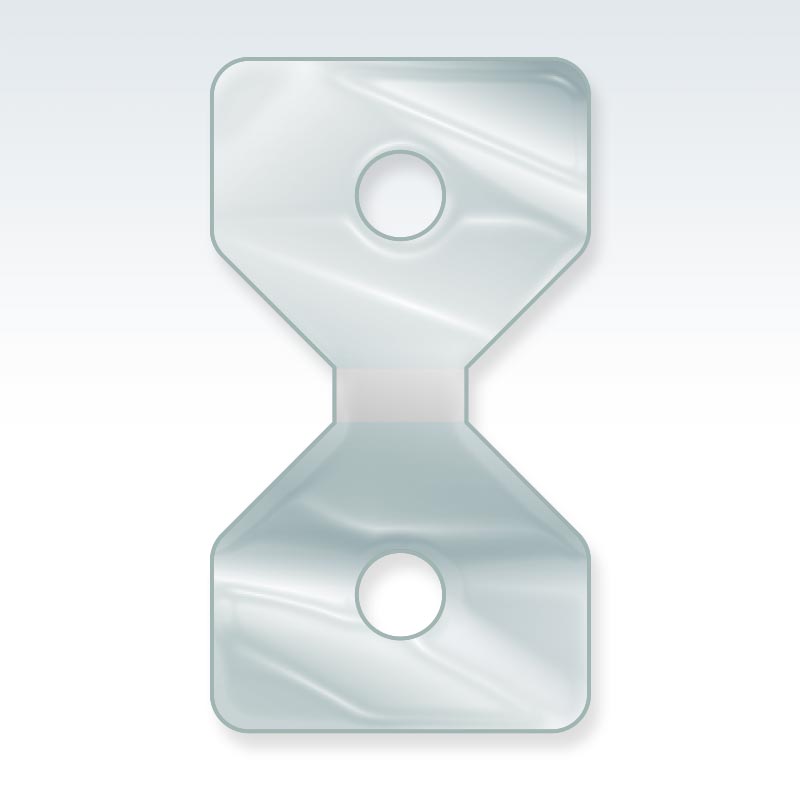 Small Fold-Over Banner Tabs 4 Pieces | ClinicalPosters