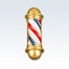 Hairstylists Barbers Pole Gold Lapel Pin – ClinicalPosters