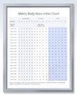 Metric BMI Chart Poster | ClinicalPosters