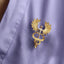 Big Wing Caduceus Gold and Crystal Lapel Pin | ClinicalPosters