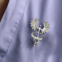 Big Wing Caduceus Silver and Crystal Lapel Pin | ClinicalPosters