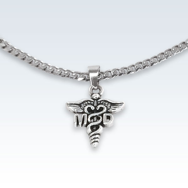 Medical Doctor MD Metal Pendant | ClinicalPosters