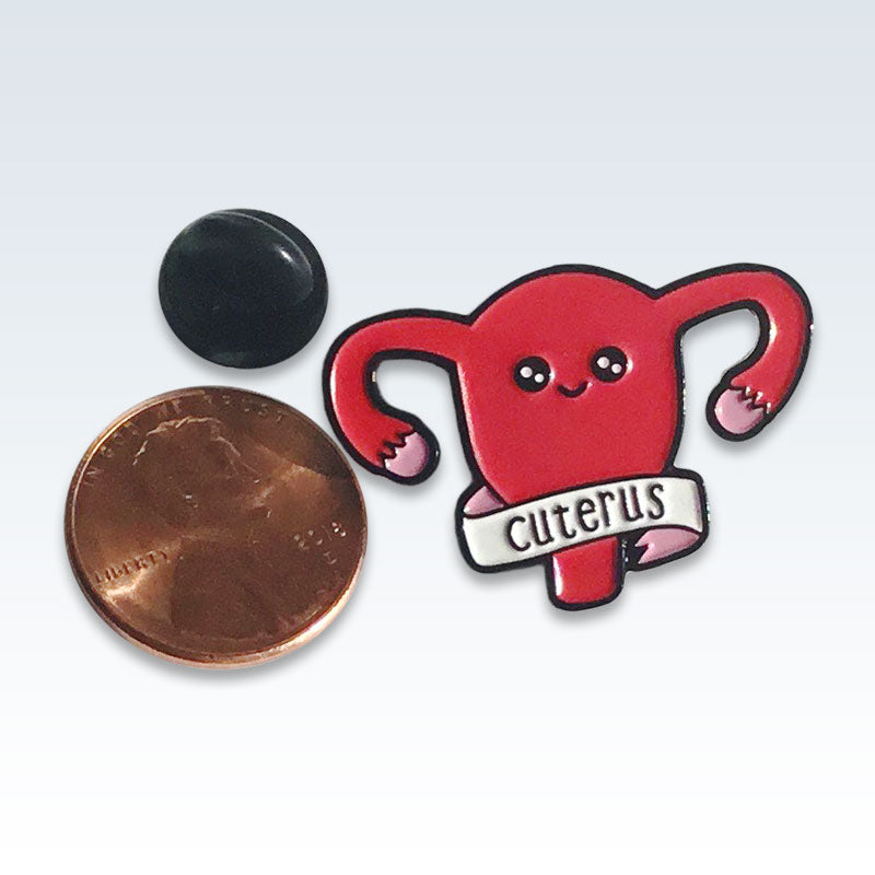 Uterus Gynecologist Enameled Anatomy Lapel Pin – clinicalposters.com