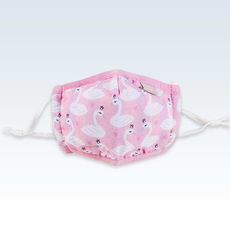 Cotton Pink Swan Baby Mask | ClinicalPosters