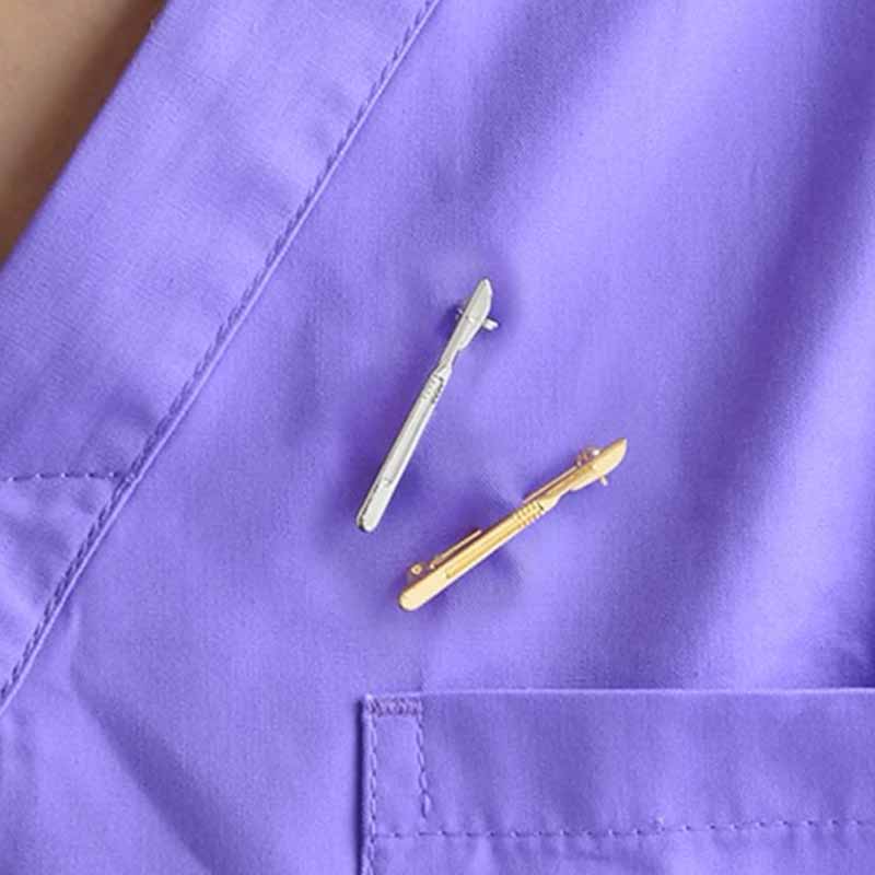 Surgical Scalpel Medical Brooch Pin | ClinicalPosters