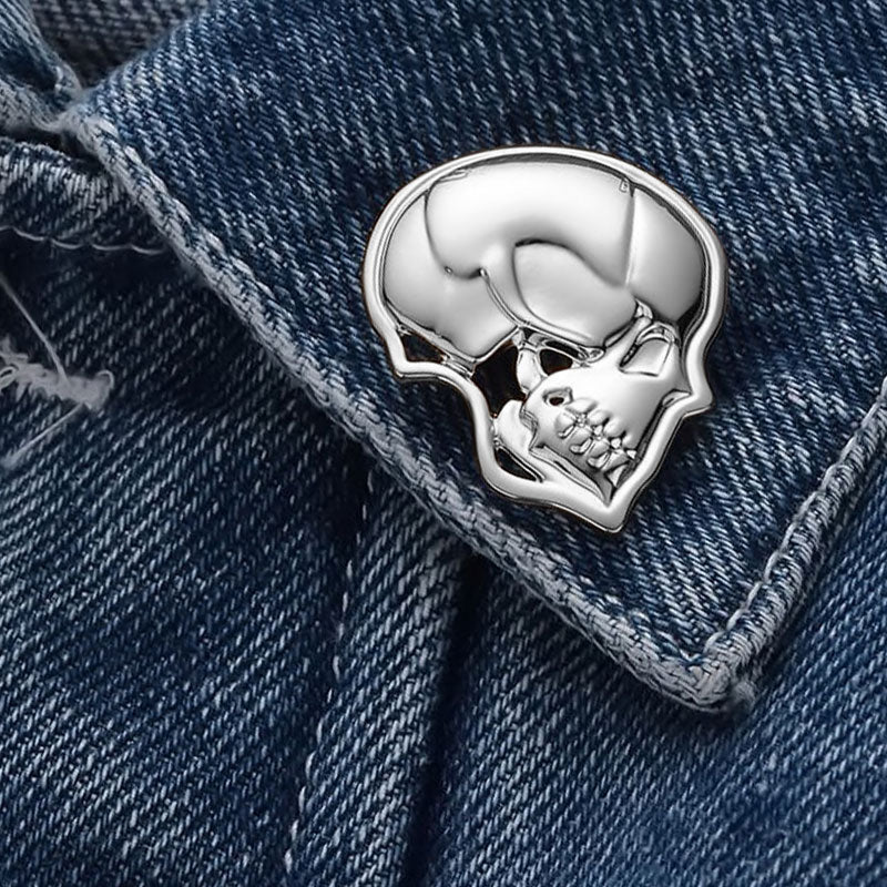 Neurologists Skull Anatomy Lapel Pin – clinicalposters.com