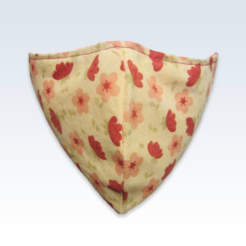 Yellow Floral Reusable Adult Mask – ClinicalPosters