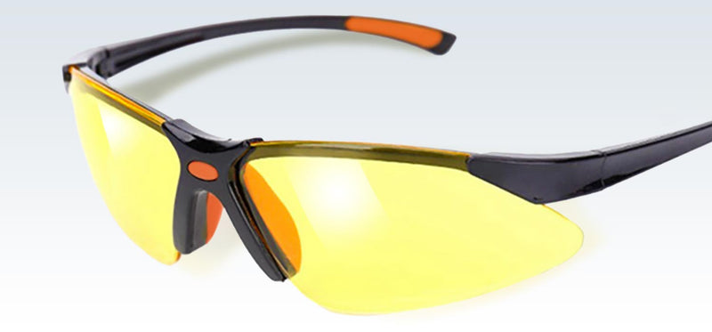 Deluxe Yellow Safety Glasses PPE | ClinicalPosters