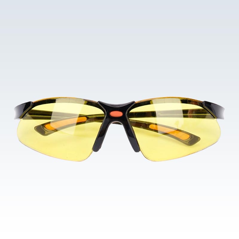 Deluxe Yellow Safety Glasses PPE | ClinicalPosters